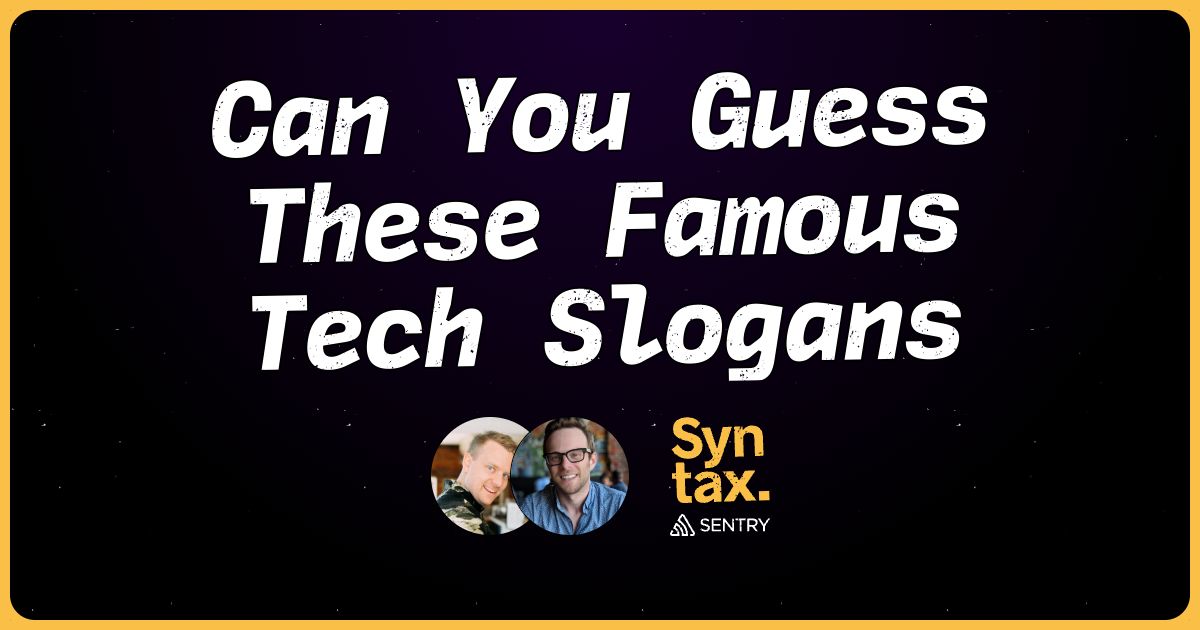 Can You Guess These Famous Tech Slogans? | Dev Trivia Showdown - Syntax